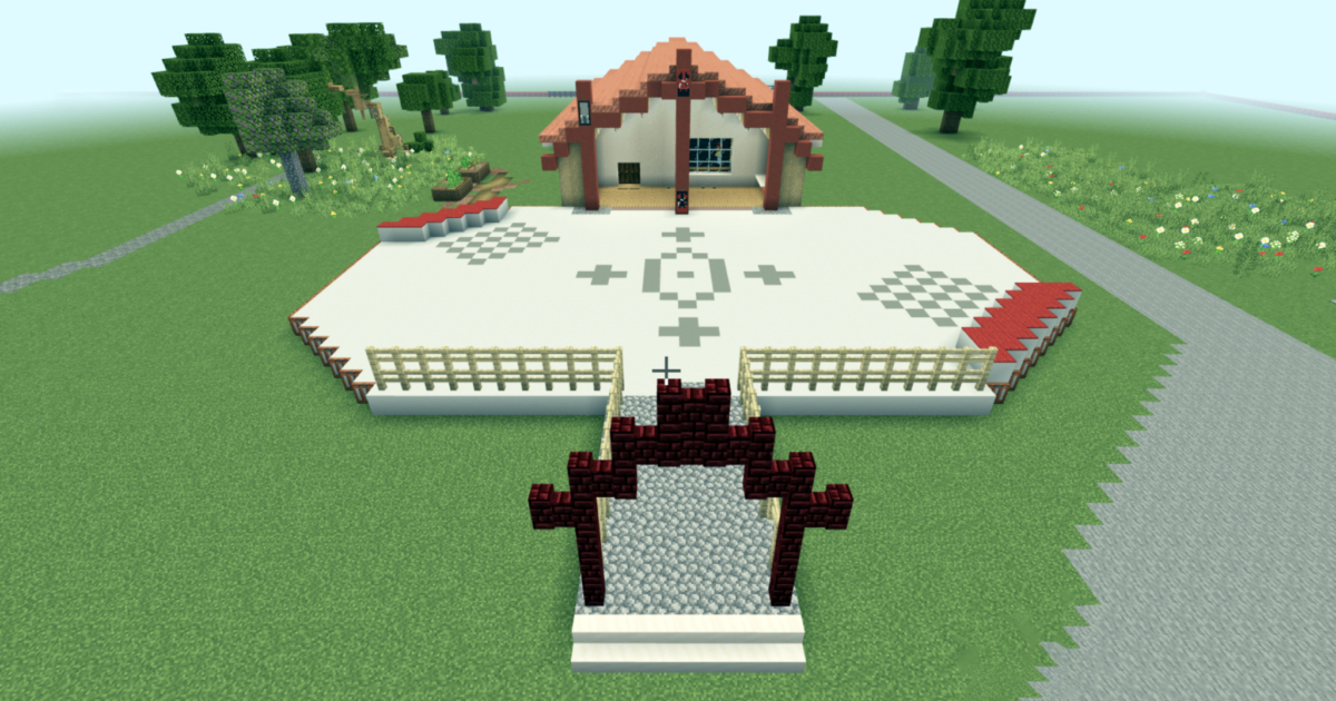 Rūaumoko Minecraft marae - Ko Taku Reo